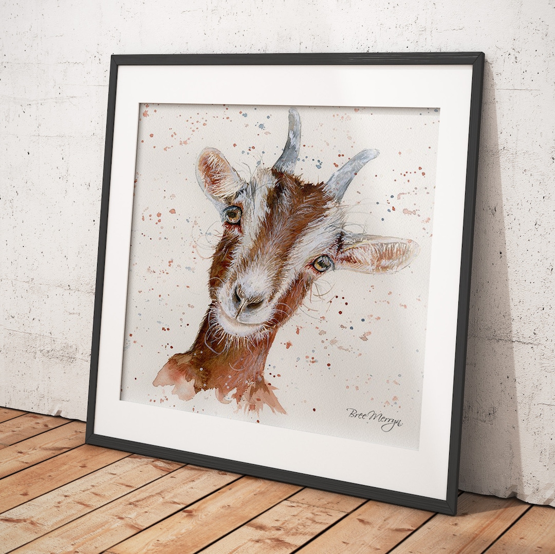 Goat Artwork - Canvas & Print Farm Animal Art in a Range of Sizes and ...
