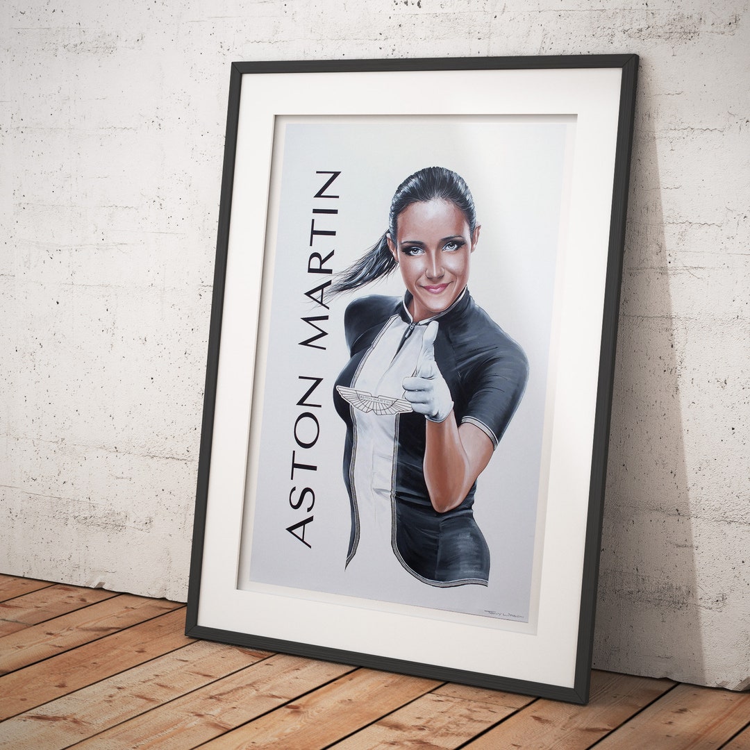 Aston Martin Racing Limited Edition Print of Hand Painted Image ...