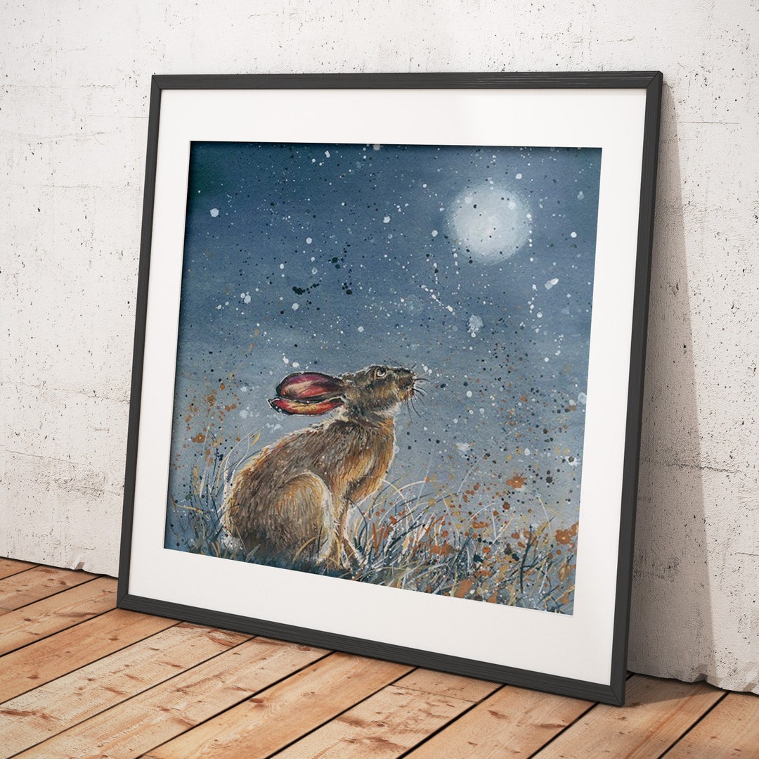Hare Artwork - Canvas & Print Animal Art in a Range of Sizes and Styles ...