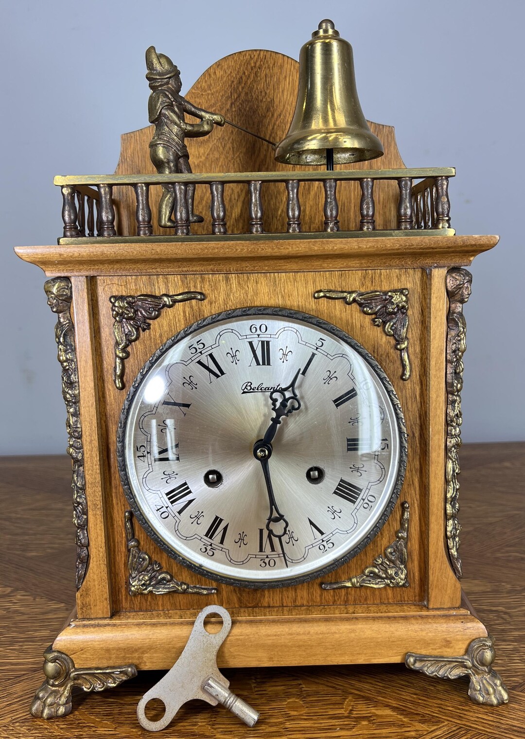 Clock Vintage German Belcanto Automaton Bell Mantel Clock LOT 4677 - Etsy