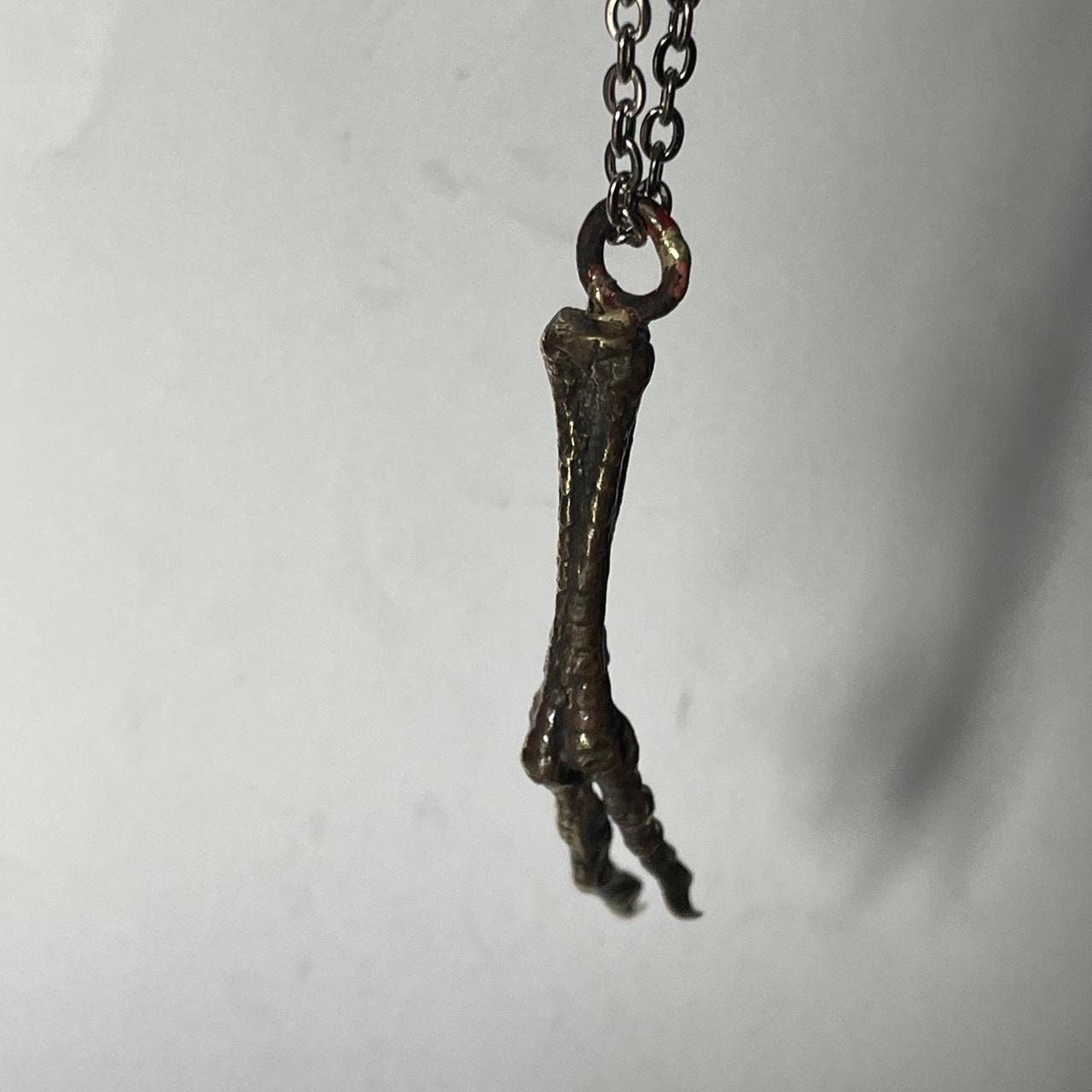 Chicken Foot - Solid Brass Hand Made Pendant - Etsy