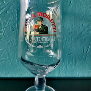Personalised Engraved Birthday Birra Moretti Glass | 18th, 21st, 30th ...