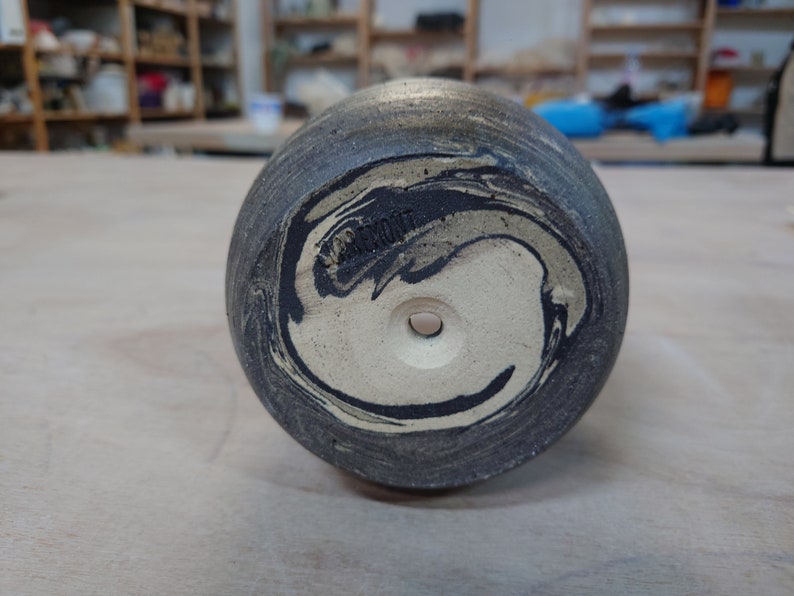 Marbled Clay Plant Pot, Agateware, Stoneware, Planter - Etsy Australia