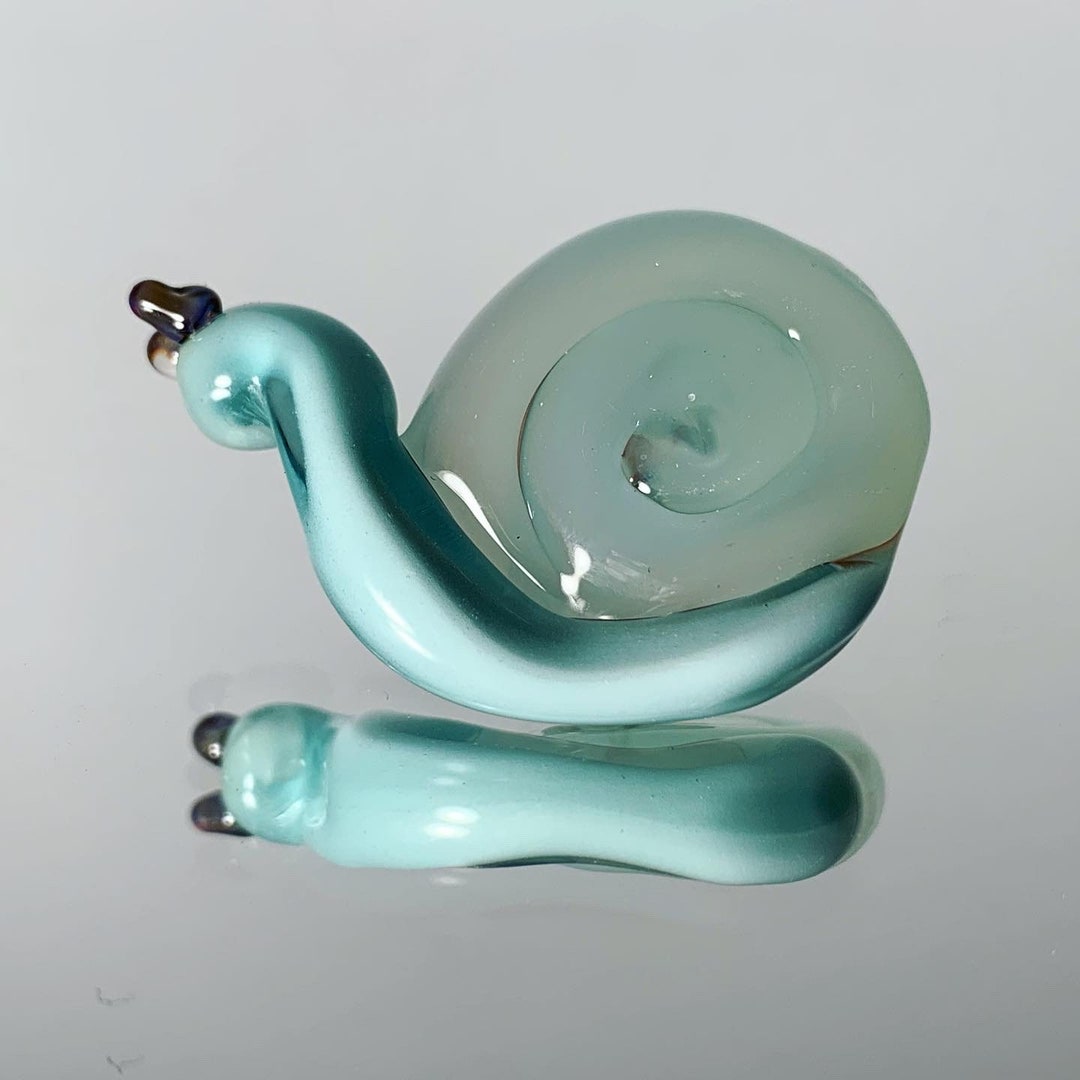 Teal Snail Pin - Etsy