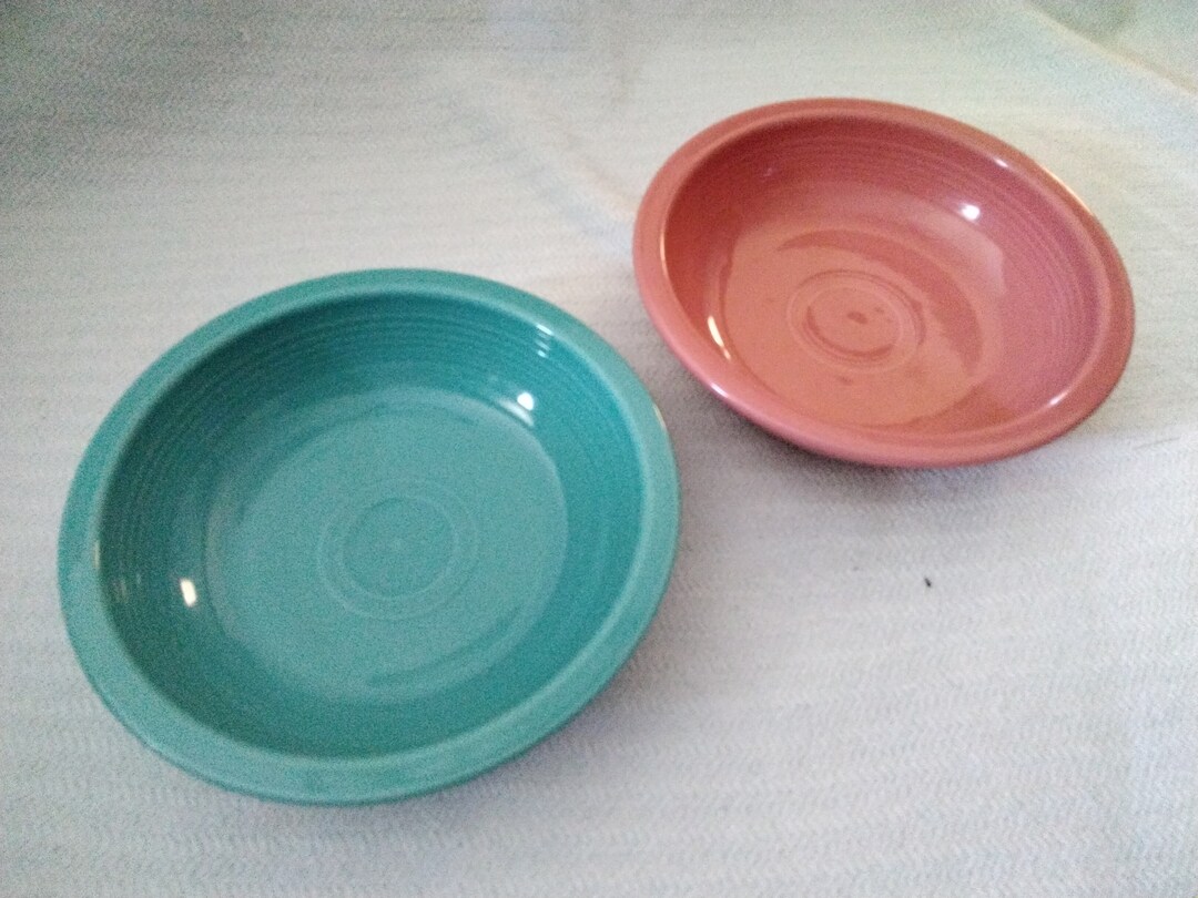 Two Fiestaware Serving/cereal Bowls. Excellent Condition - Etsy
