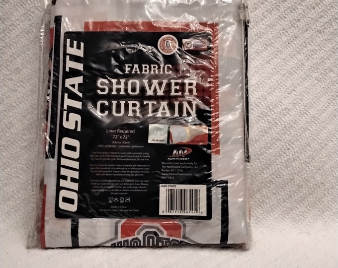 Brand New Ohio State Fabric Shower Curtain - Etsy