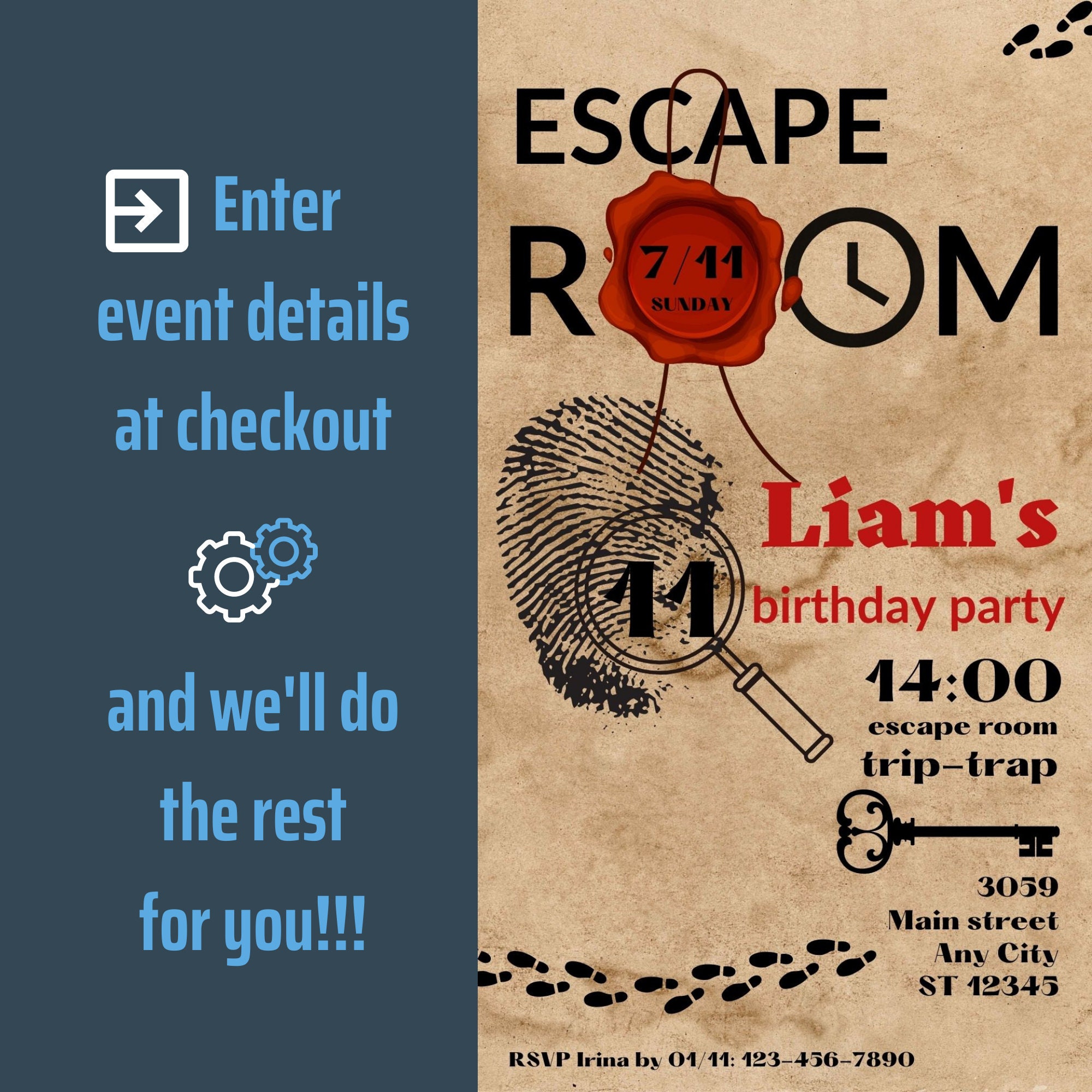 Escape Room Birthday Invitation Etsy escape-room-birthday-invitation-etsy