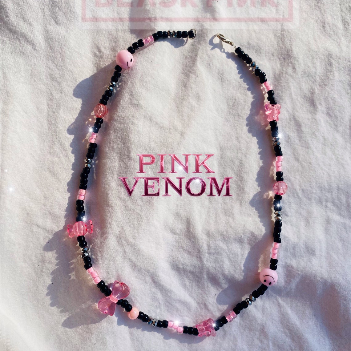 Pink Venom Necklace blackpink - Etsy
