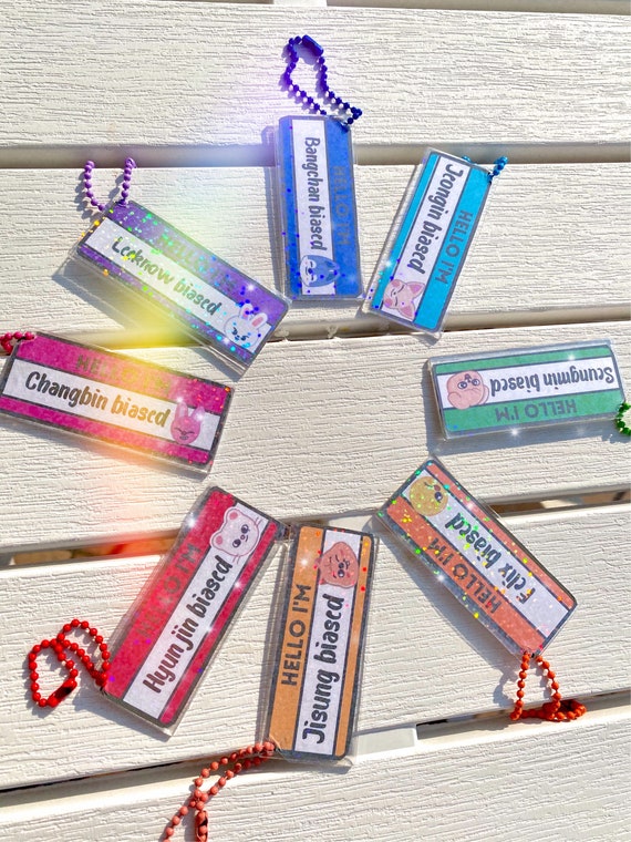 SKZ Keychain bias Edition | Etsy