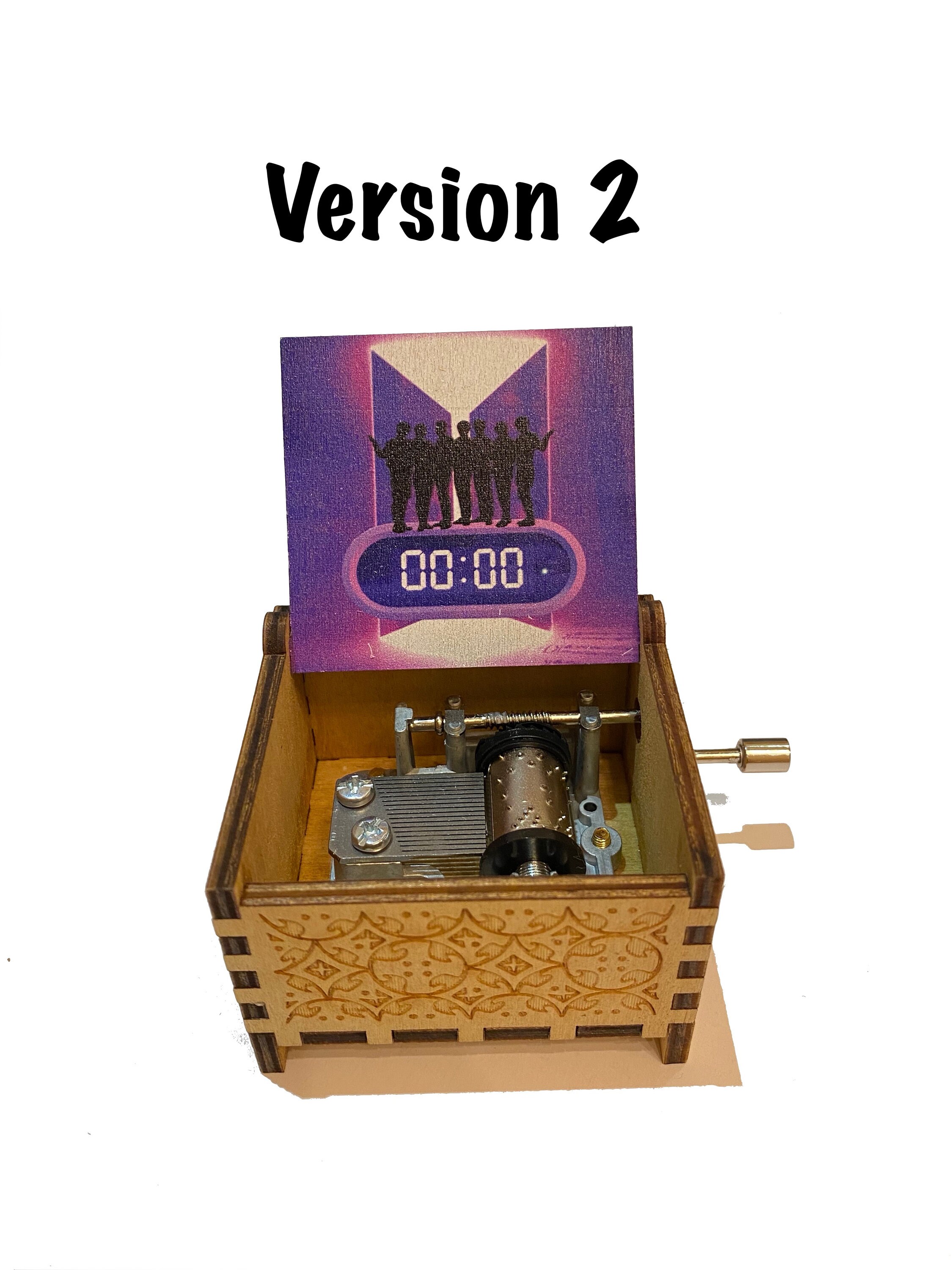 Zero O'clock | Wind-up & Hand-crank Music Box | Custom Engraving ...