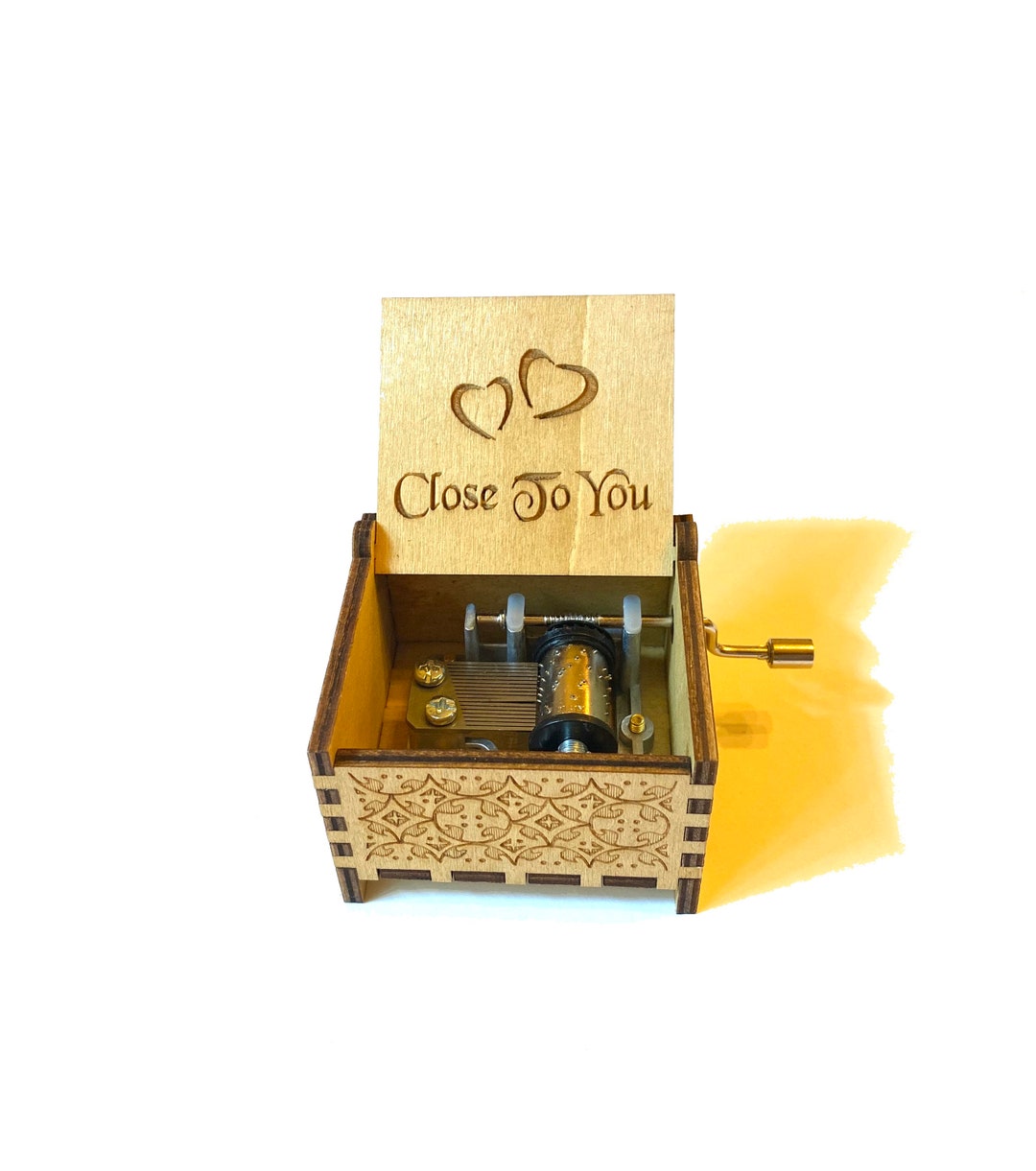 Close to You | Wind-up & Hand-crank Music Box | Custom Engraving ...
