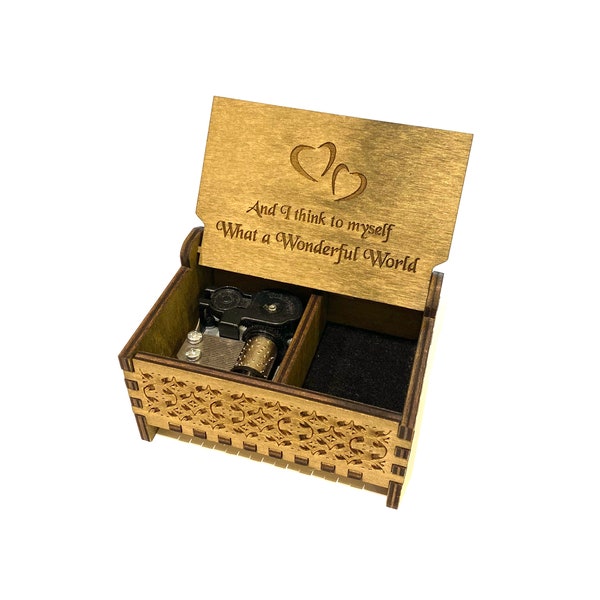 What a Wonderful World Music Box - Etsy