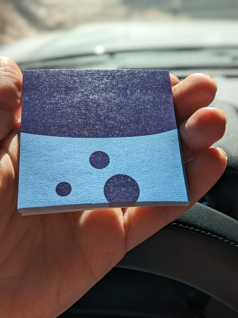 Post-it Notes Inspired by Blue Cartoon Dog Show Bingo and - Etsy