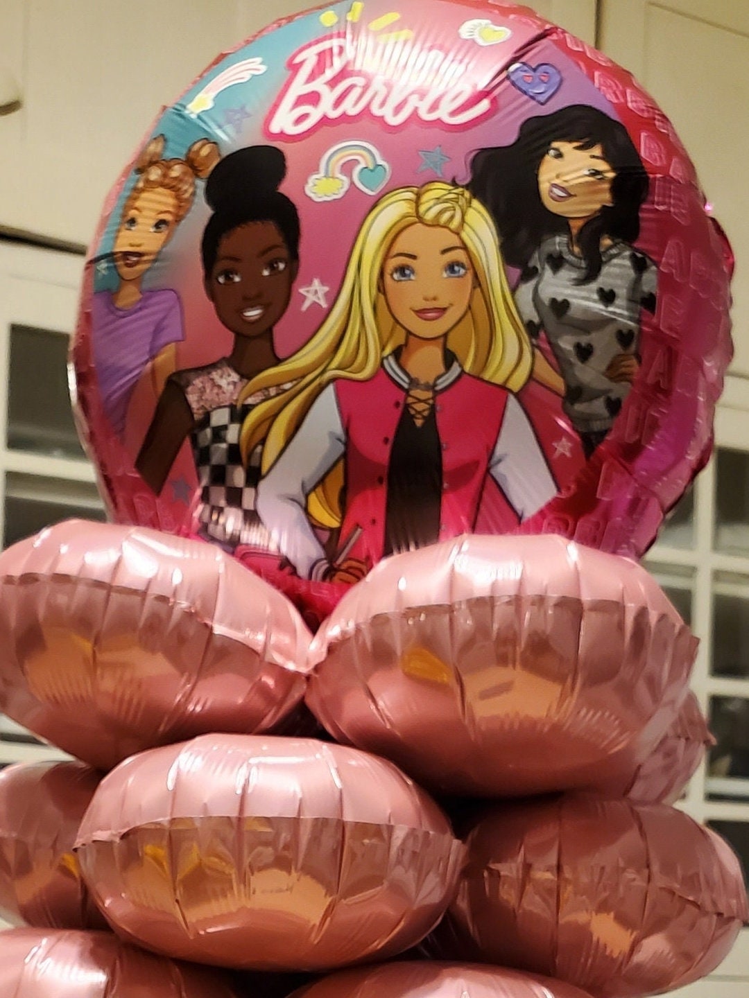 DIY Large Party Decoration Balloon Display Columns - Barbie - Etsy