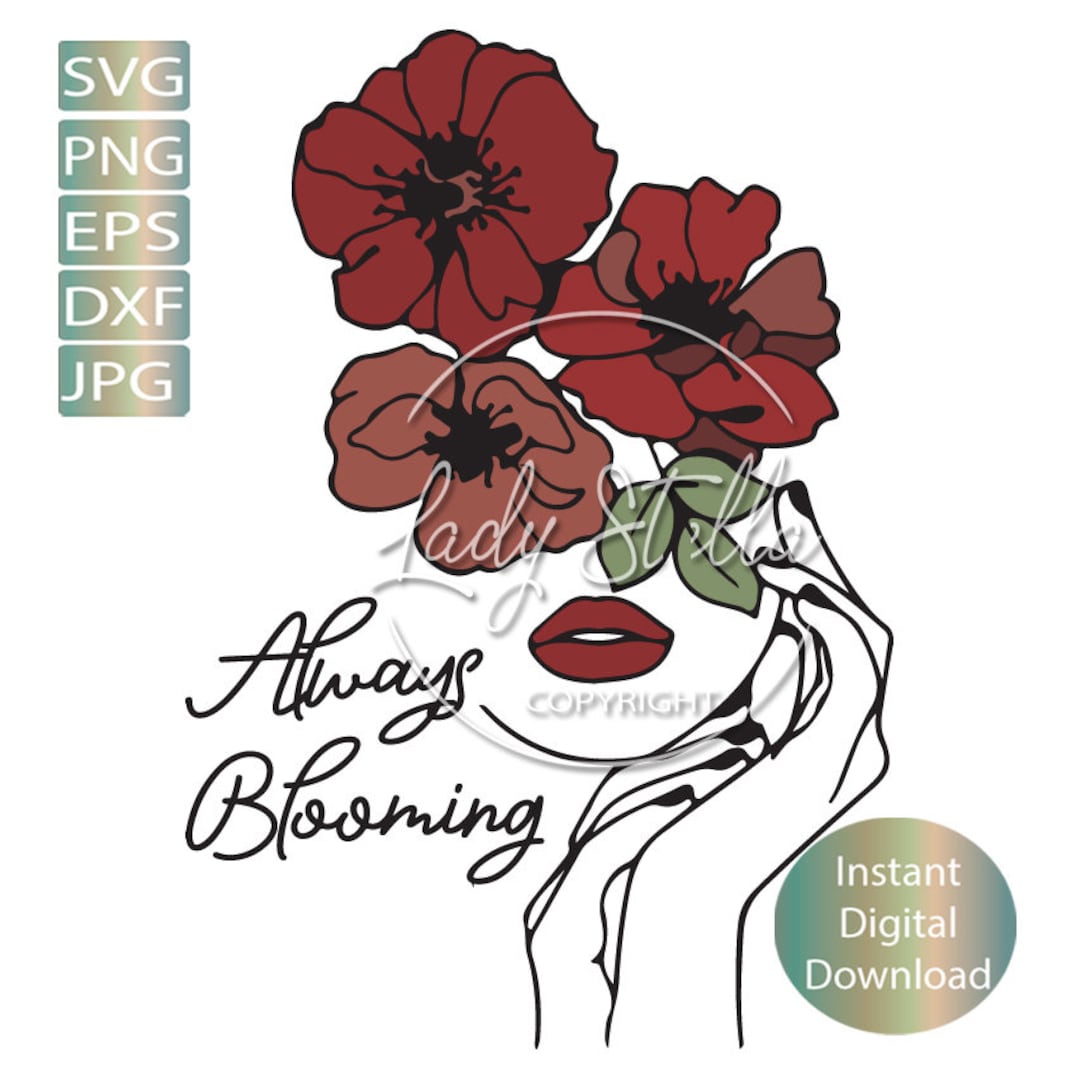 Beauty Woman Face Svg Png Eps Dxf |minimalist Woman Svg Png Eps Dxf ...