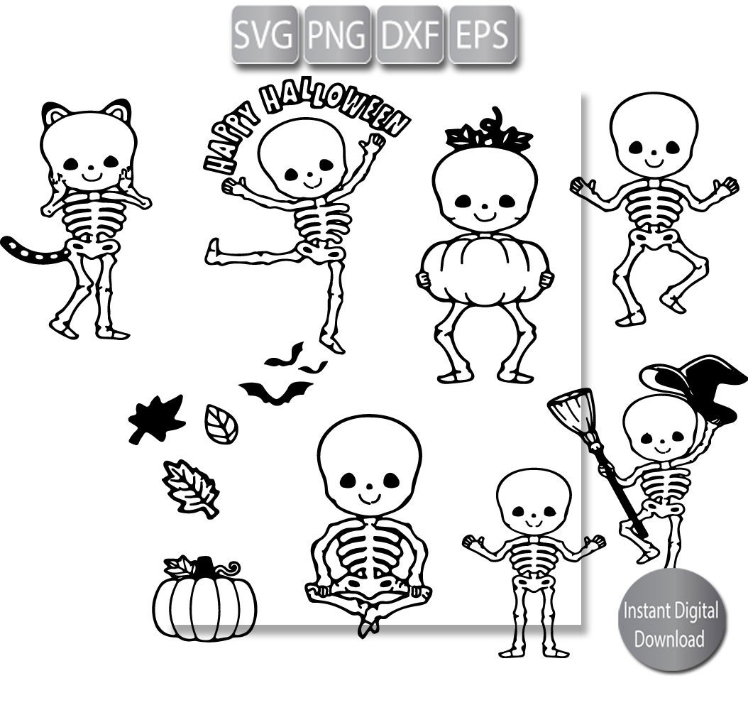Skeleton Clipart For Kids
