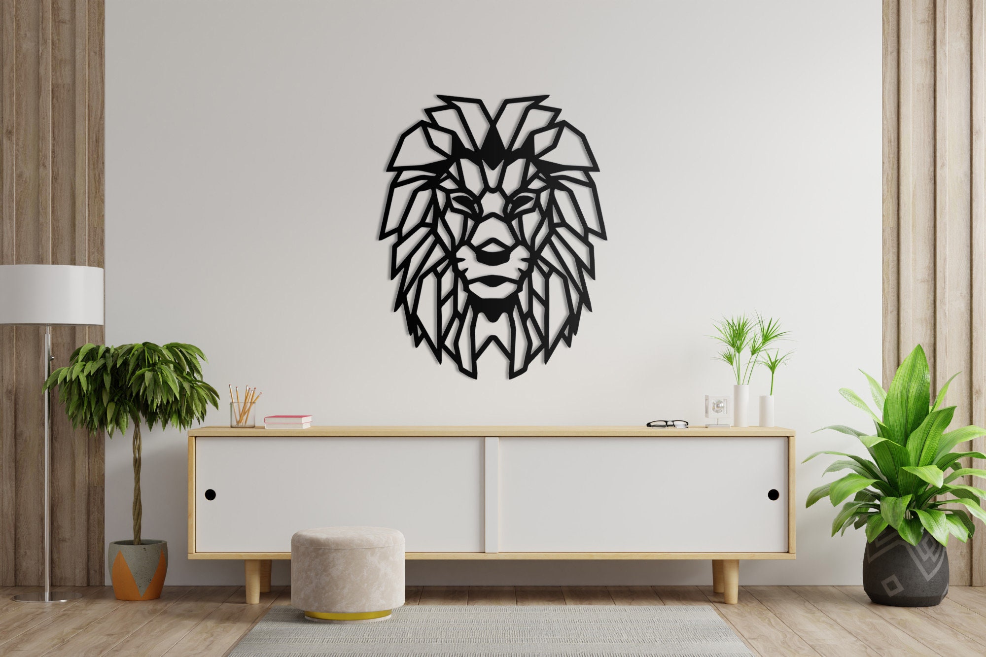 Metal Lion Head Wall Art Metal Wall Art Lion Metal Interior - Etsy