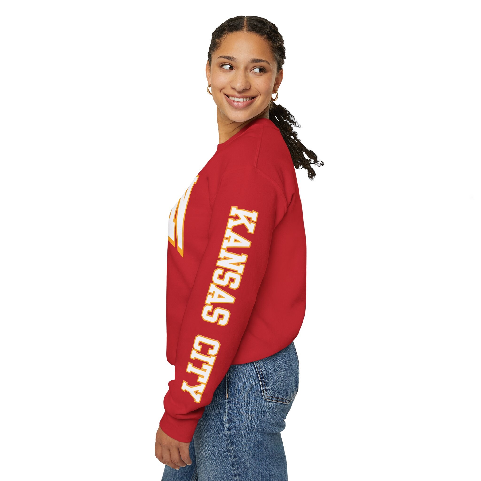 Villain Era Kansas City Football Crewneck | Red Villain Chief ...