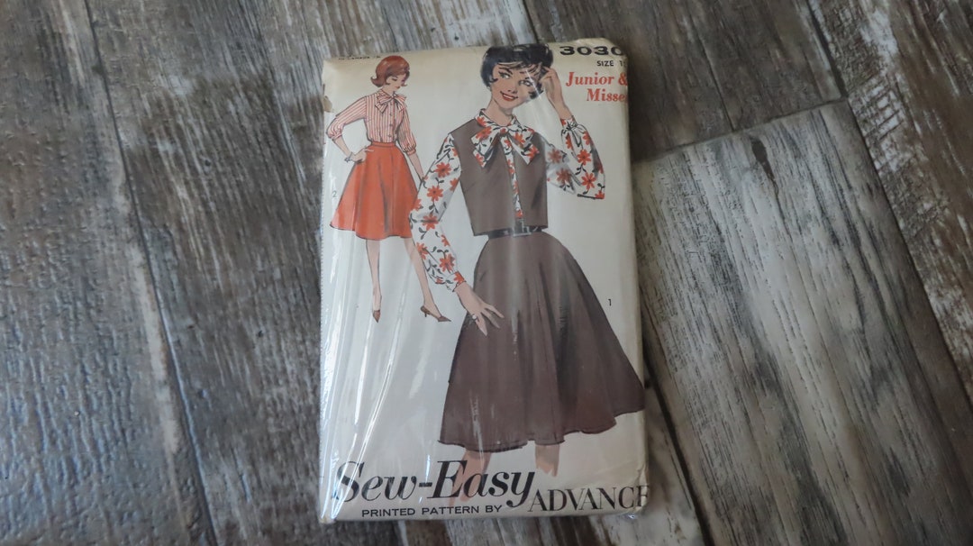 Vintage Sew-easy by Advance Pattern *uncut* #3030 - Etsy