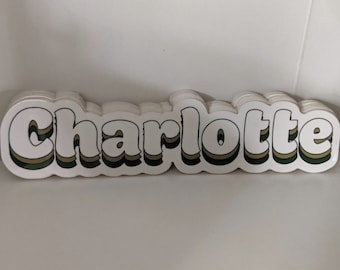 Charlotte Sticker - Etsy