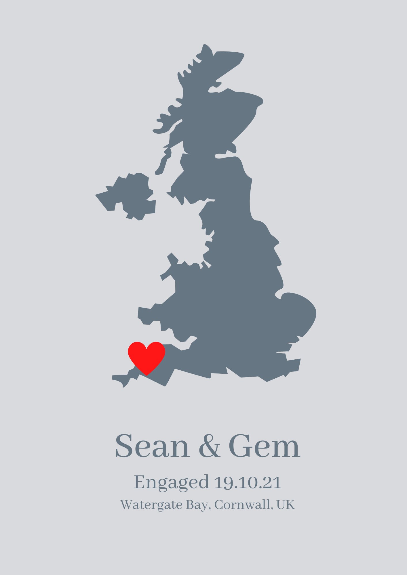 Love Location Map - Etsy