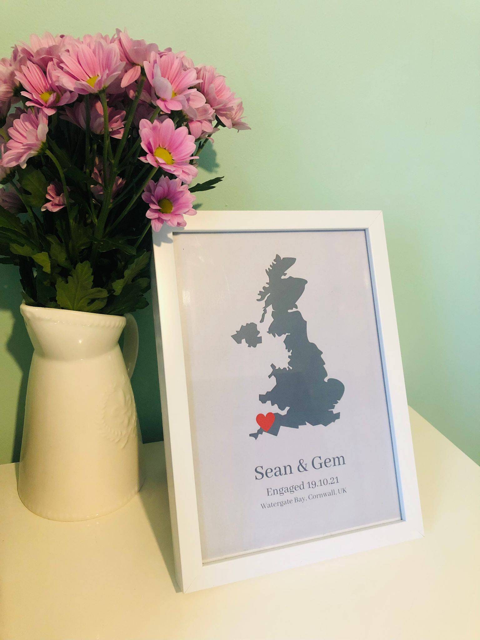 Love Location Map - Etsy