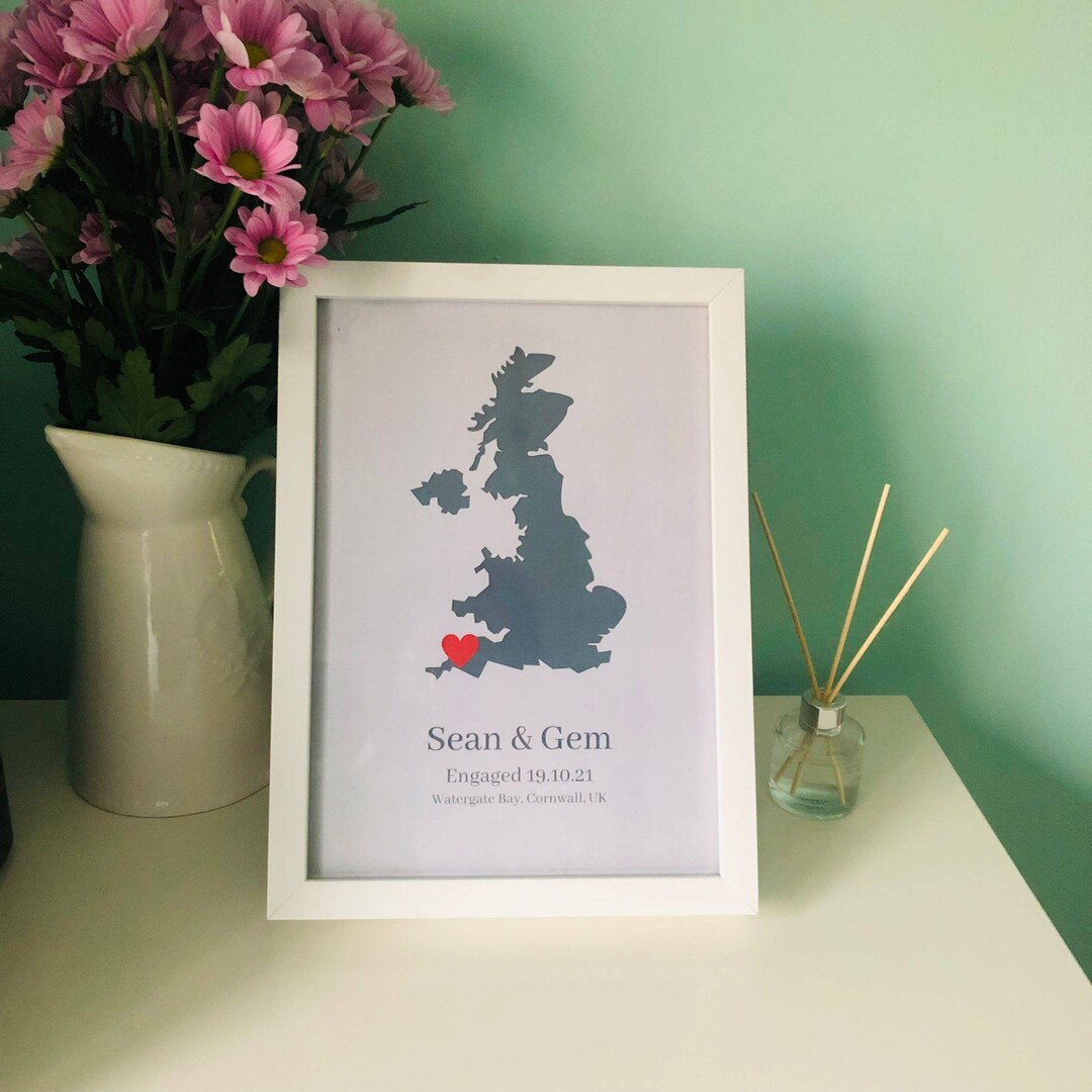 Love Location Map - Etsy
