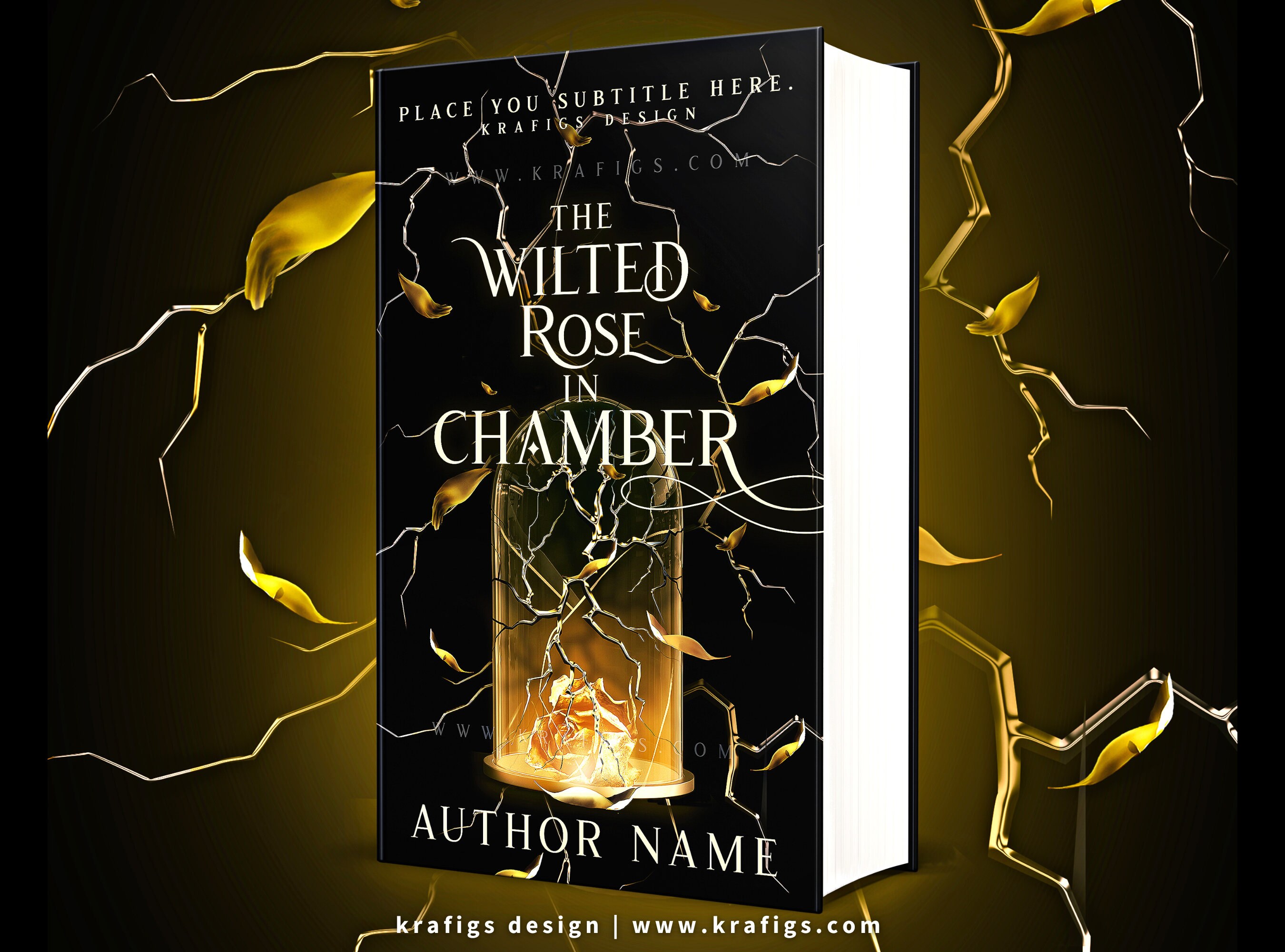 Premade Book Cover Dark Fantasy Romance Book Dark Fairytale