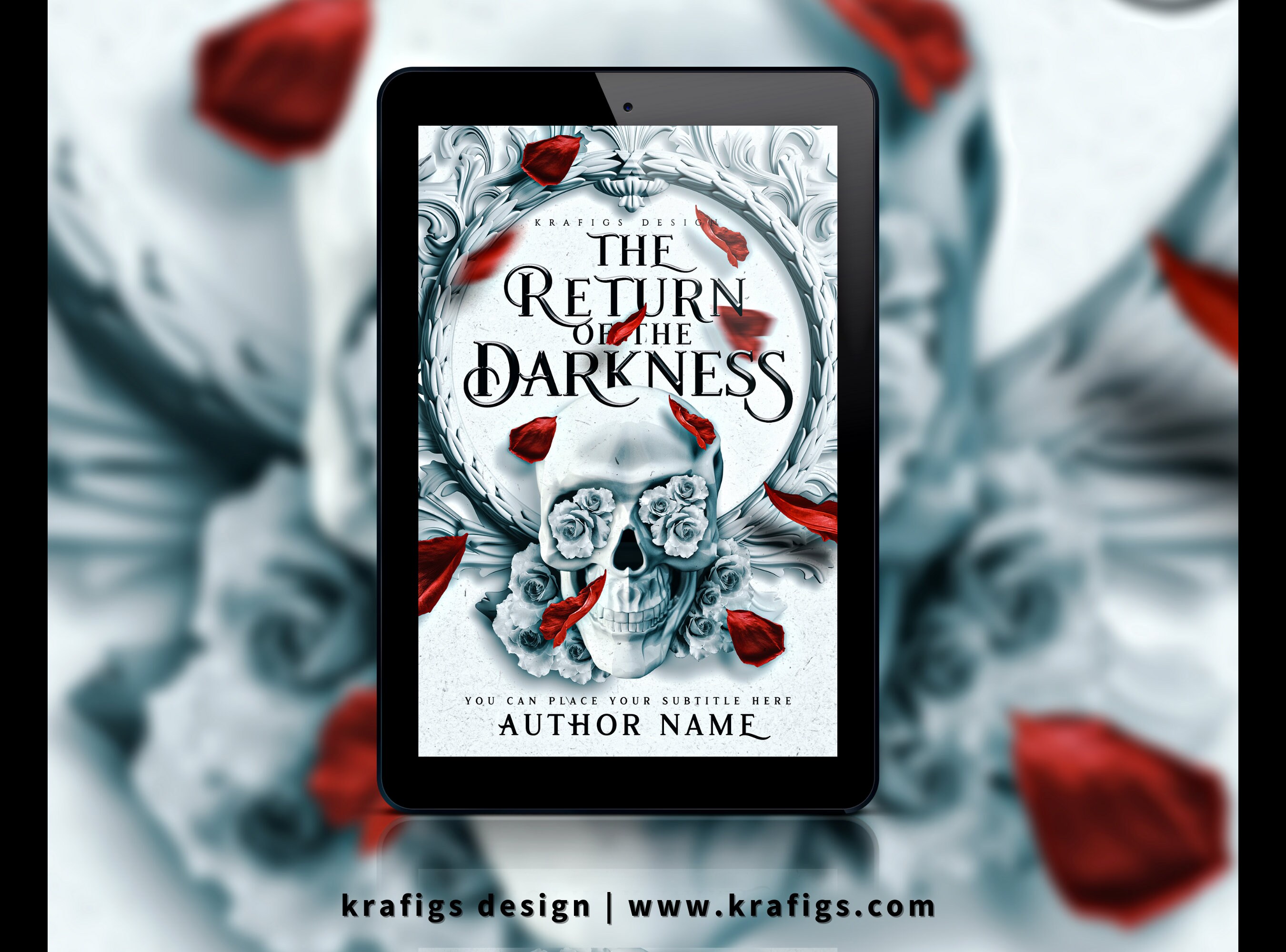 Custom Book Cover Design, Ebook Cover Design, Dark Fantasy Book Cover ...