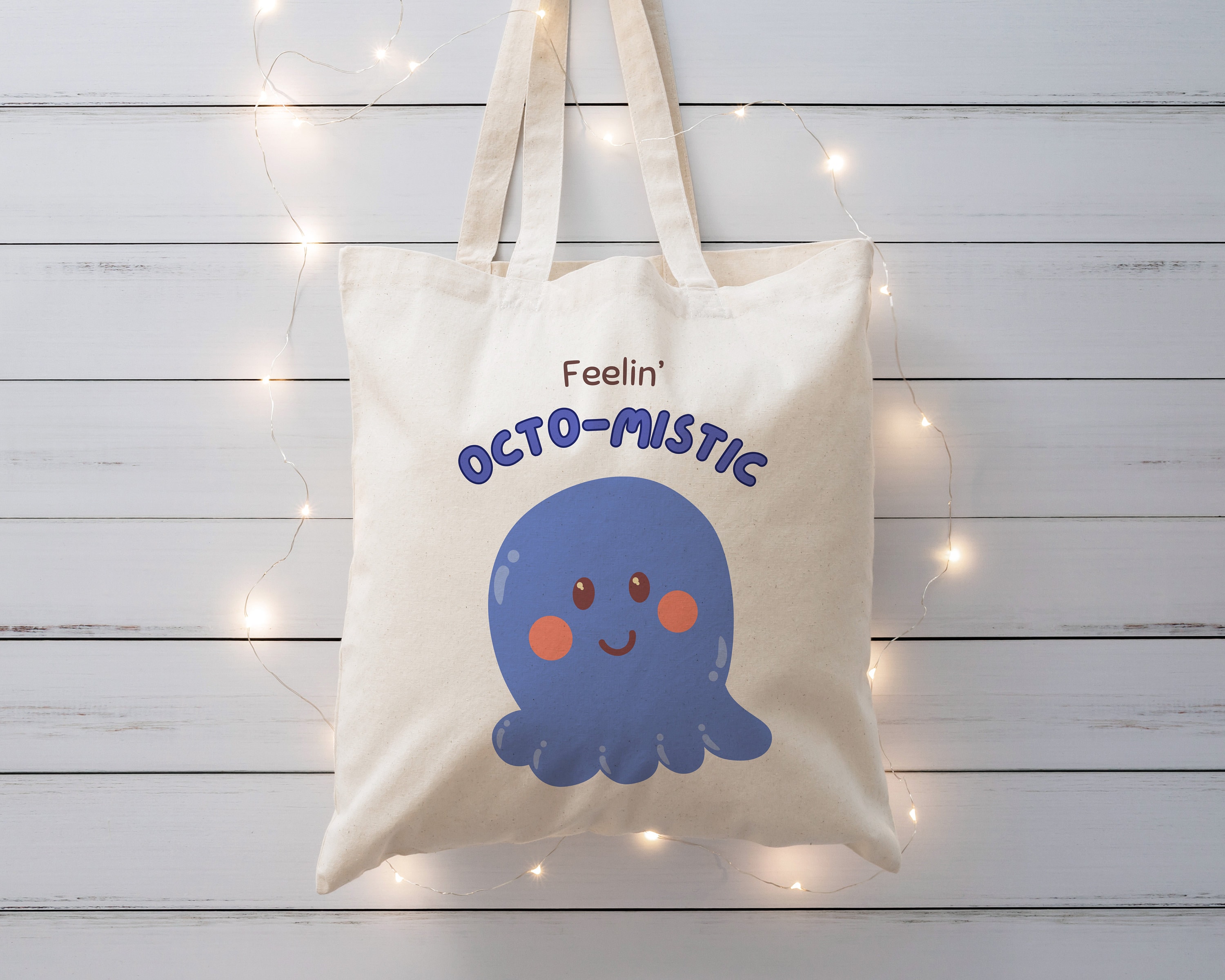 Octopus Tote Bag, Octopus Bag, Octopus Art, Cute Tote Bag, Tote Bag ...
