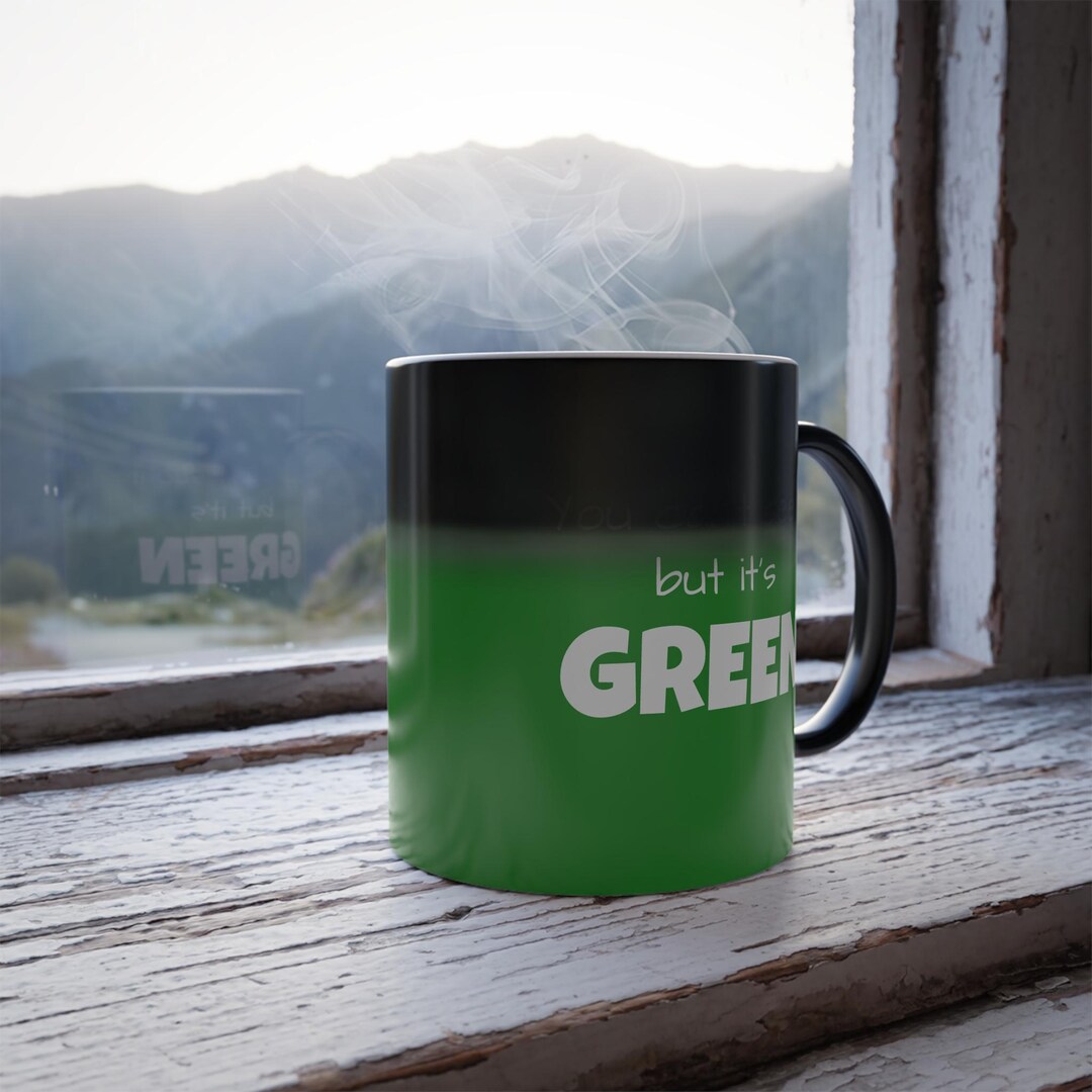 Roaring Kitty Color Morphing Mug, You Can't See It but It's GREEN, DFV ...