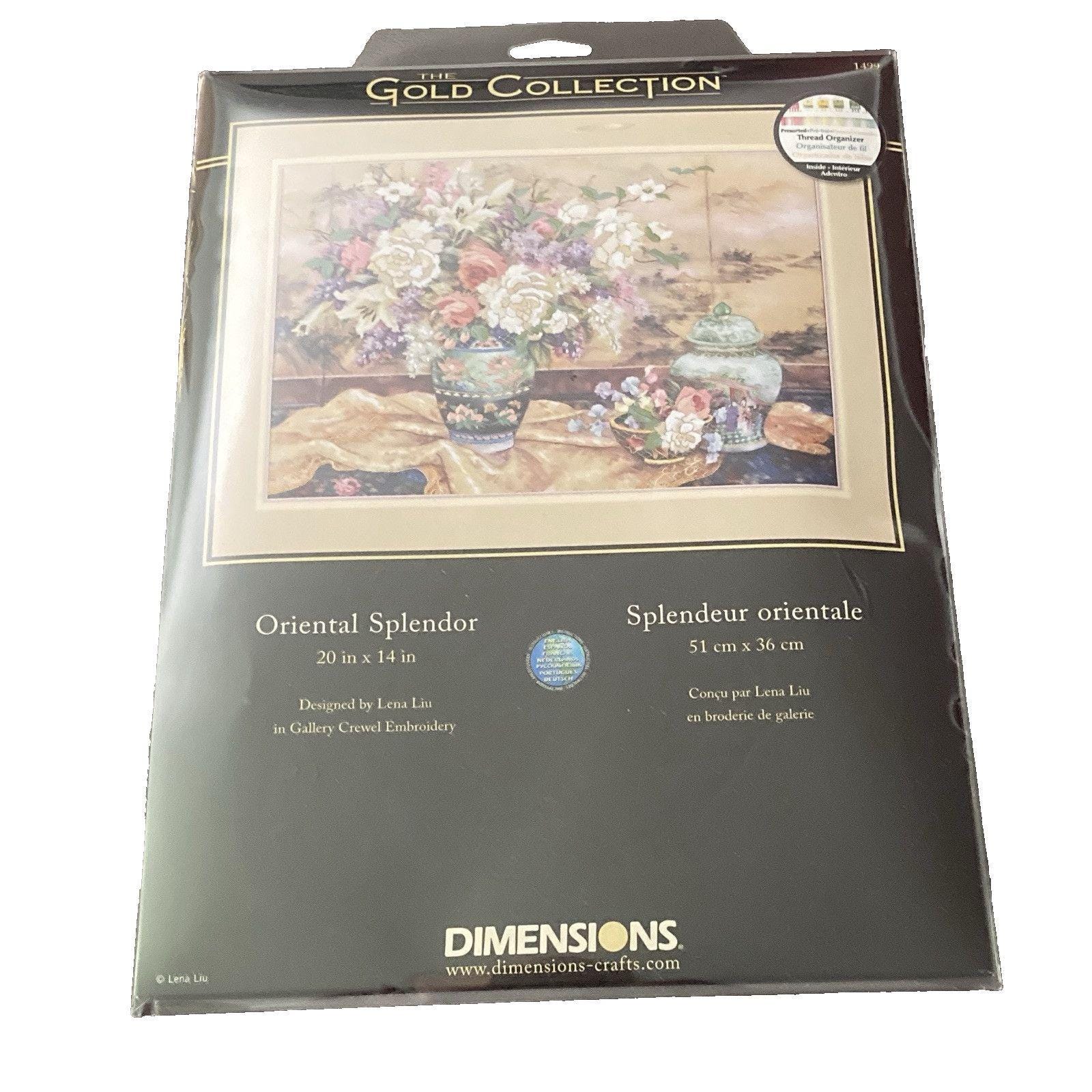 Vintage Dimensions Gold Collection Oriental Splendor 20x14 Lena Liu ...