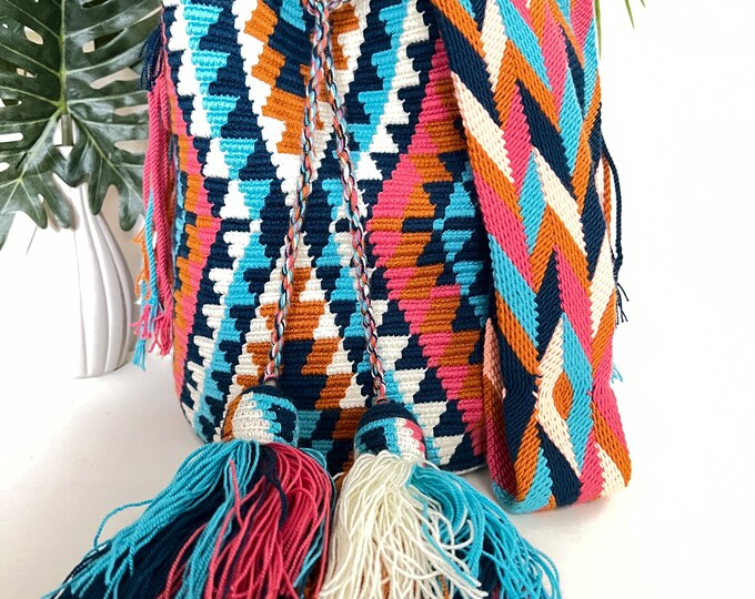 Multicolor Bohemian Handwoven Crossbody Bag, Indie Oversized Bucket Bag ...