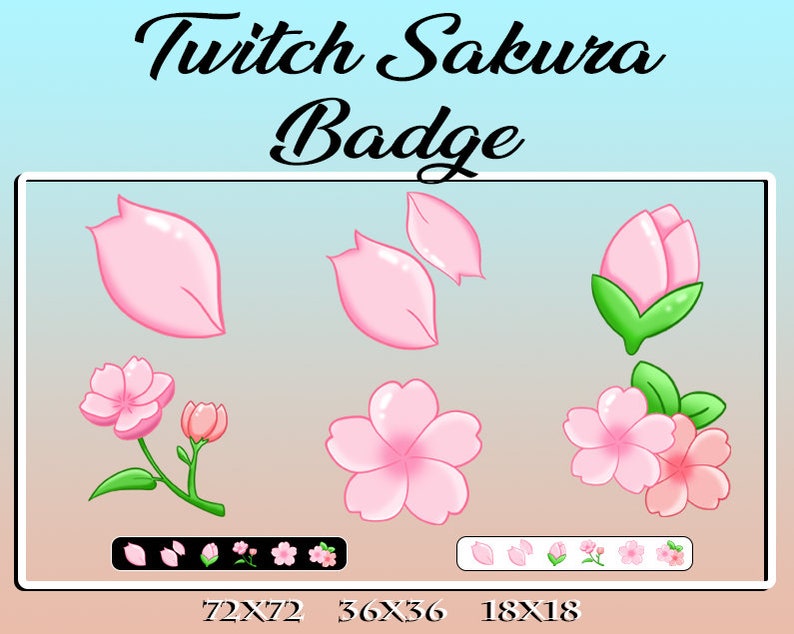 Cute Sakura Overlay | Sakura Animated Overlay | Pink Overlay | Twitch ...