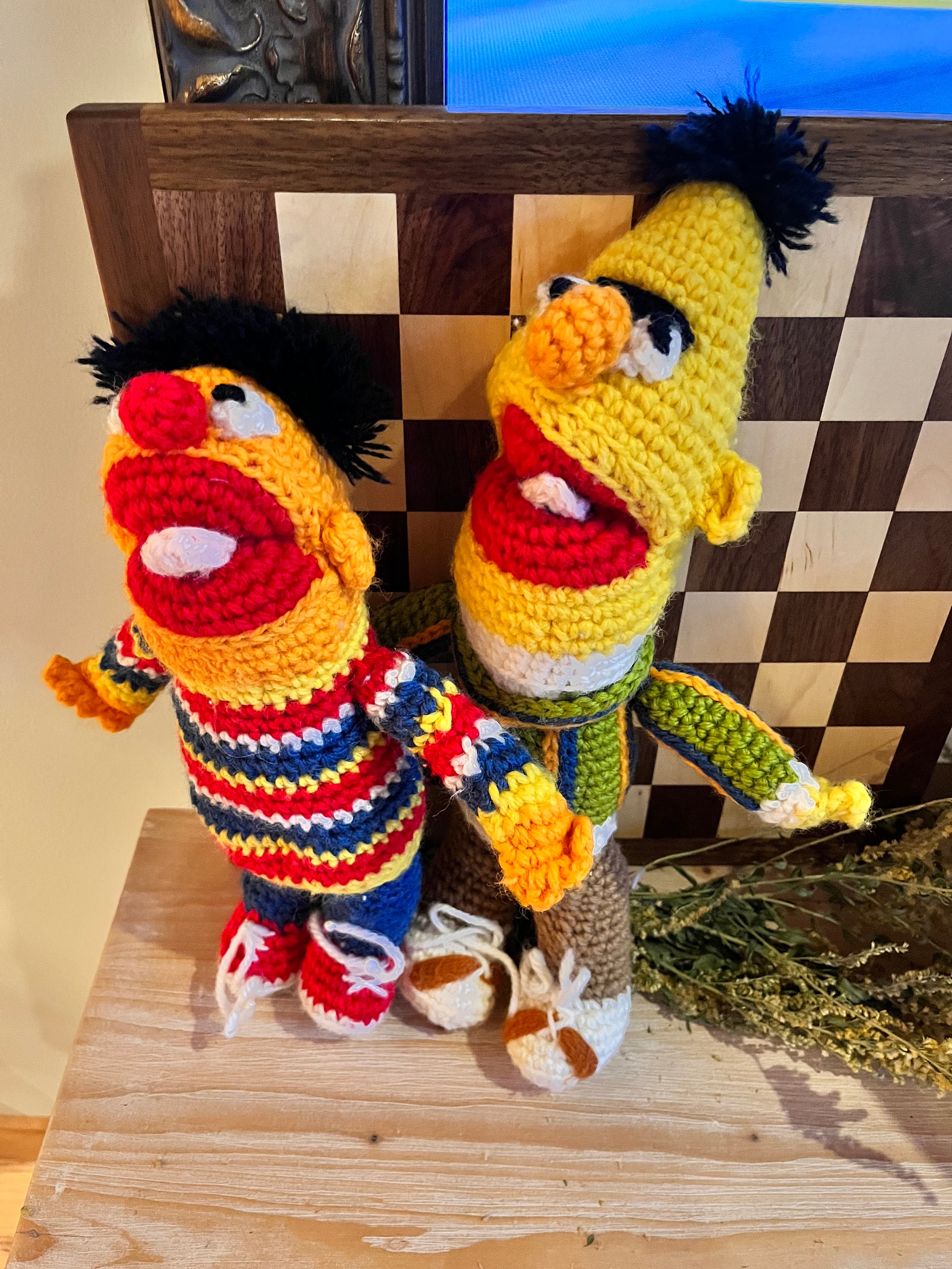 Sesame Street Burt and Ernie Crochet - Etsy