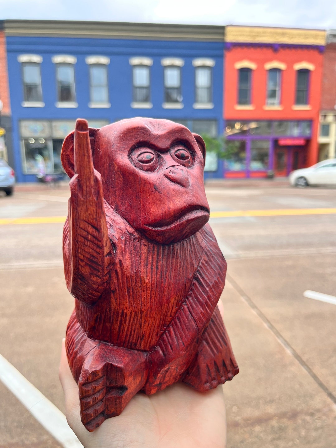 Wood Carved Money Middle Finger F*ck You - Etsy