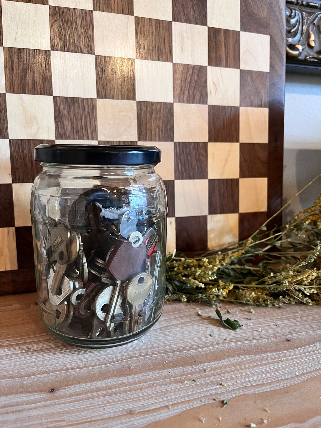 Vintage Old Key Lot in Glass Jars - Etsy