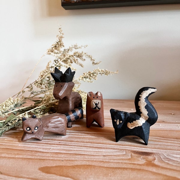 Hand Carved Animal - Etsy