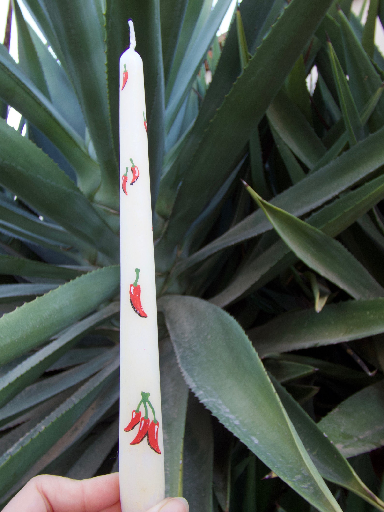 Spice up Your Life Chilli Pepper Hand Painted Taper Candles - Etsy
