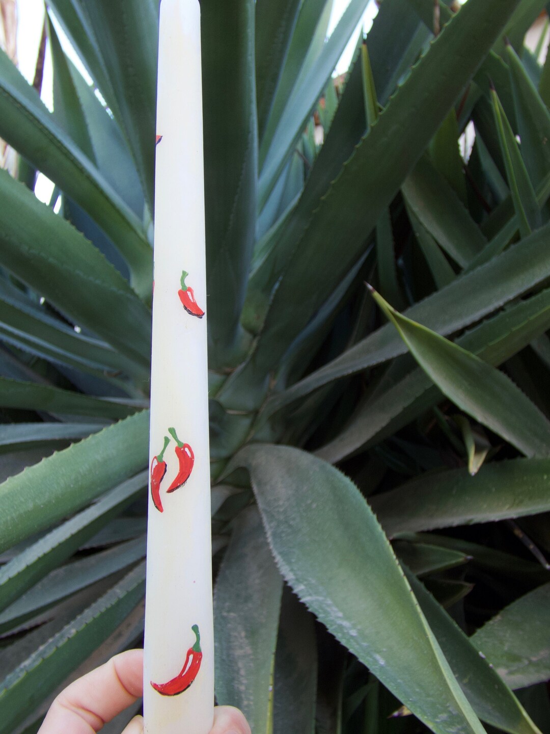 Spice up Your Life Chilli Pepper Hand Painted Taper Candles - Etsy