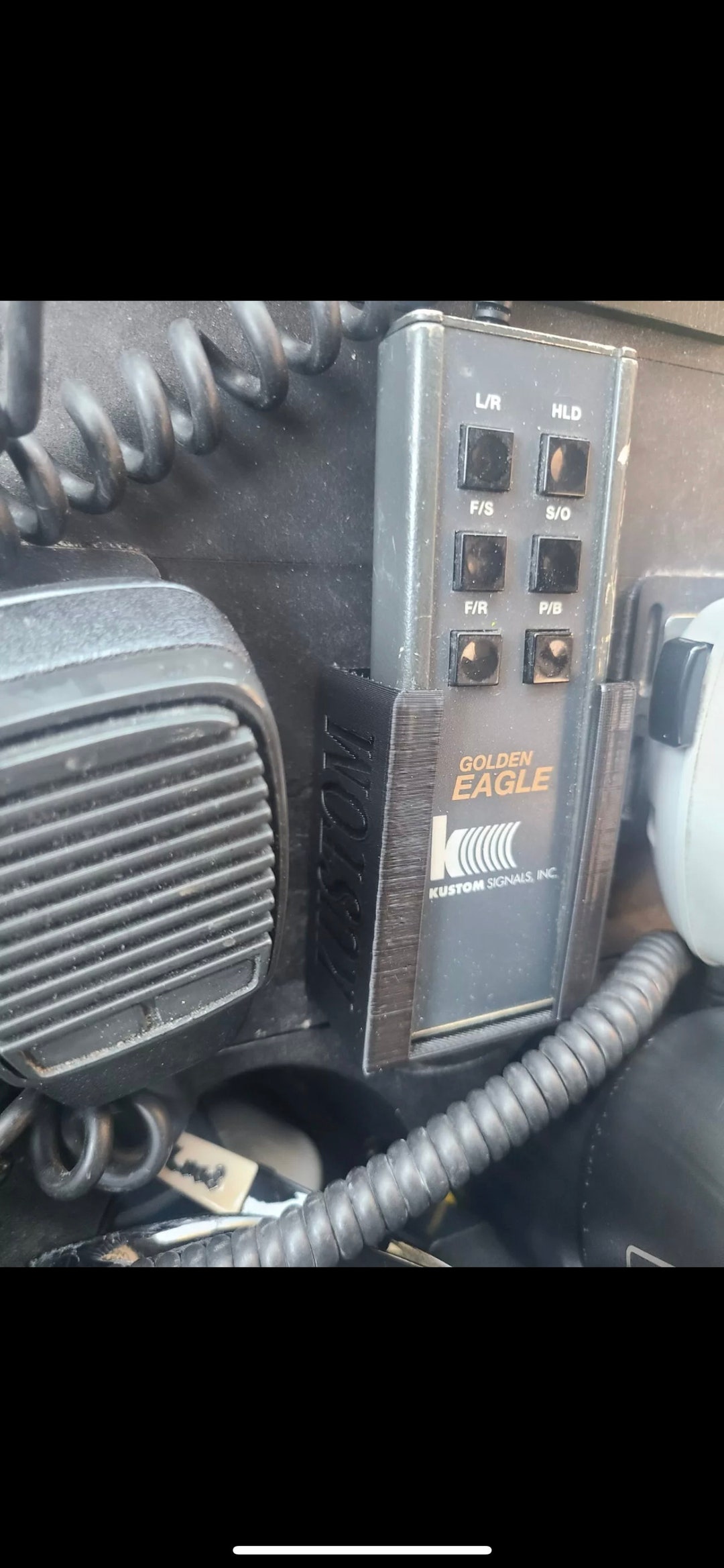 Kustom Golden Eagle Police RADAR Remote Holder Police Gear Accessory ...