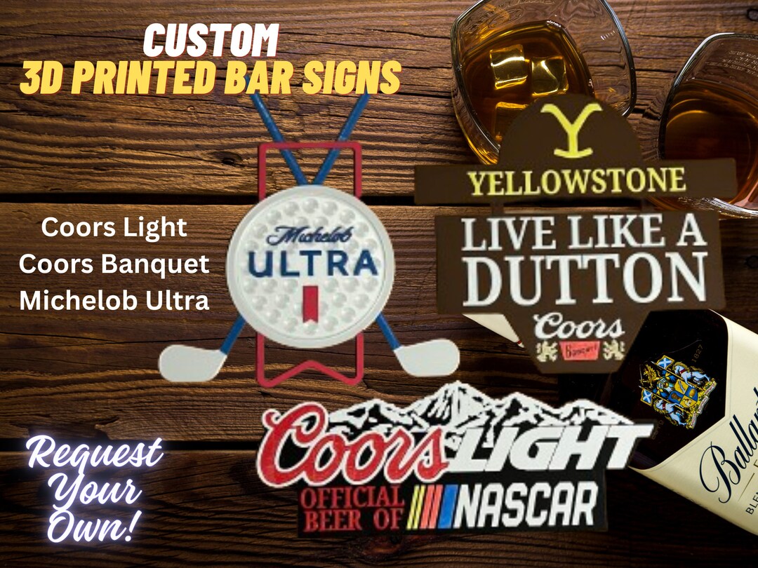 Beer Sign Bar Sign Bar Accessories Mancave Party Dad Husband Brother ...