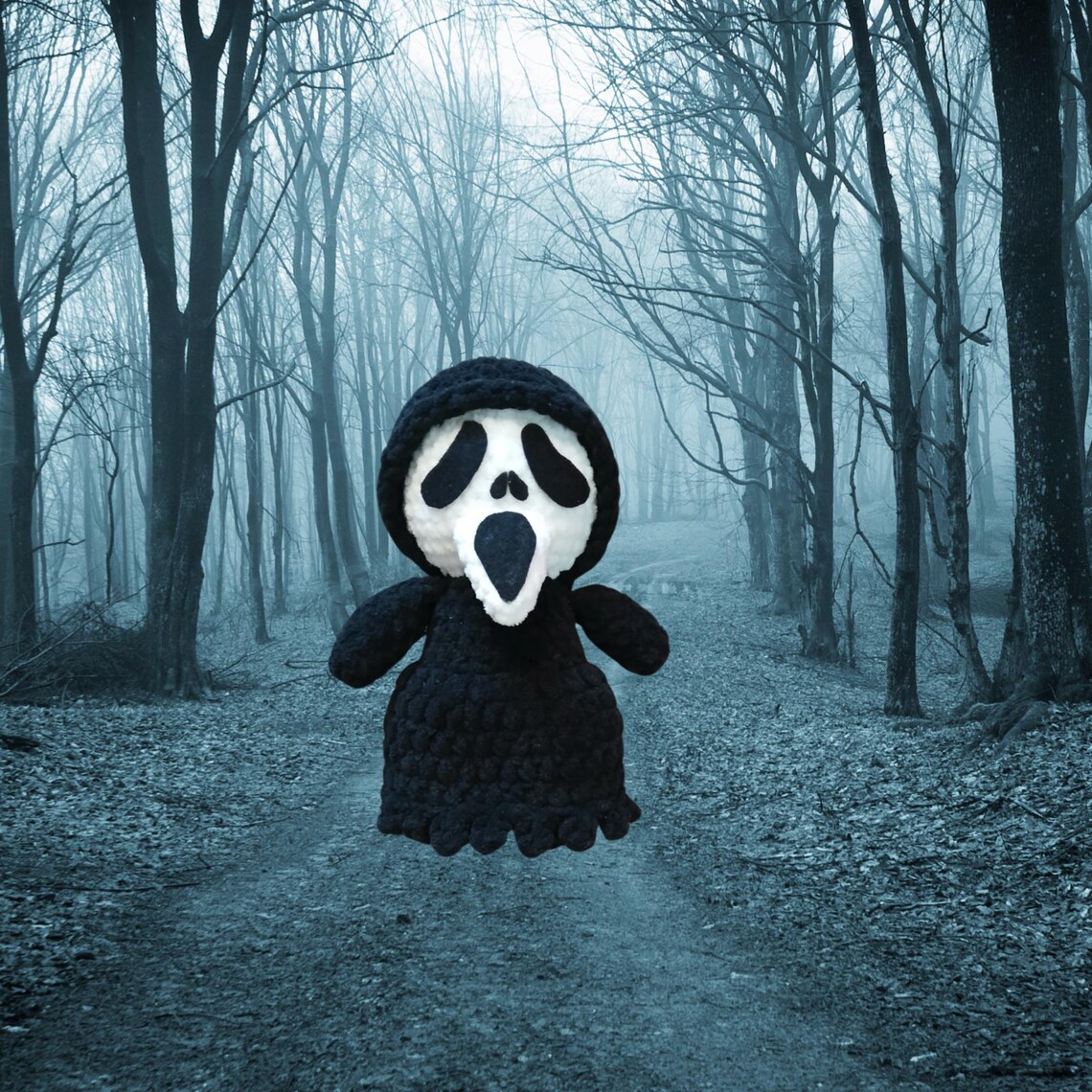 Screaming Ghost Pattern Halloween Crochet Pattern Crochet Amigurumi ...