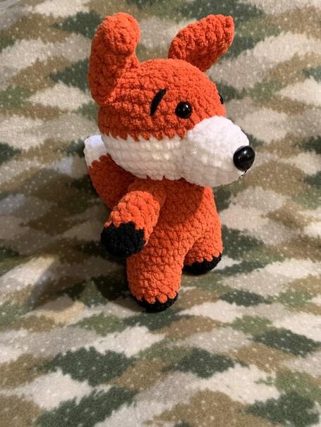 Franny the Fox Crochet Pattern - Low Sew Amigurumi - Low Sew Crochet ...