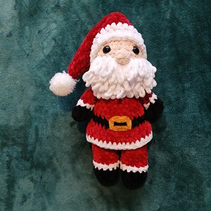 Santa Claus Crochet Pattern - Crochet Amigurumi Pattern - Christmas ...
