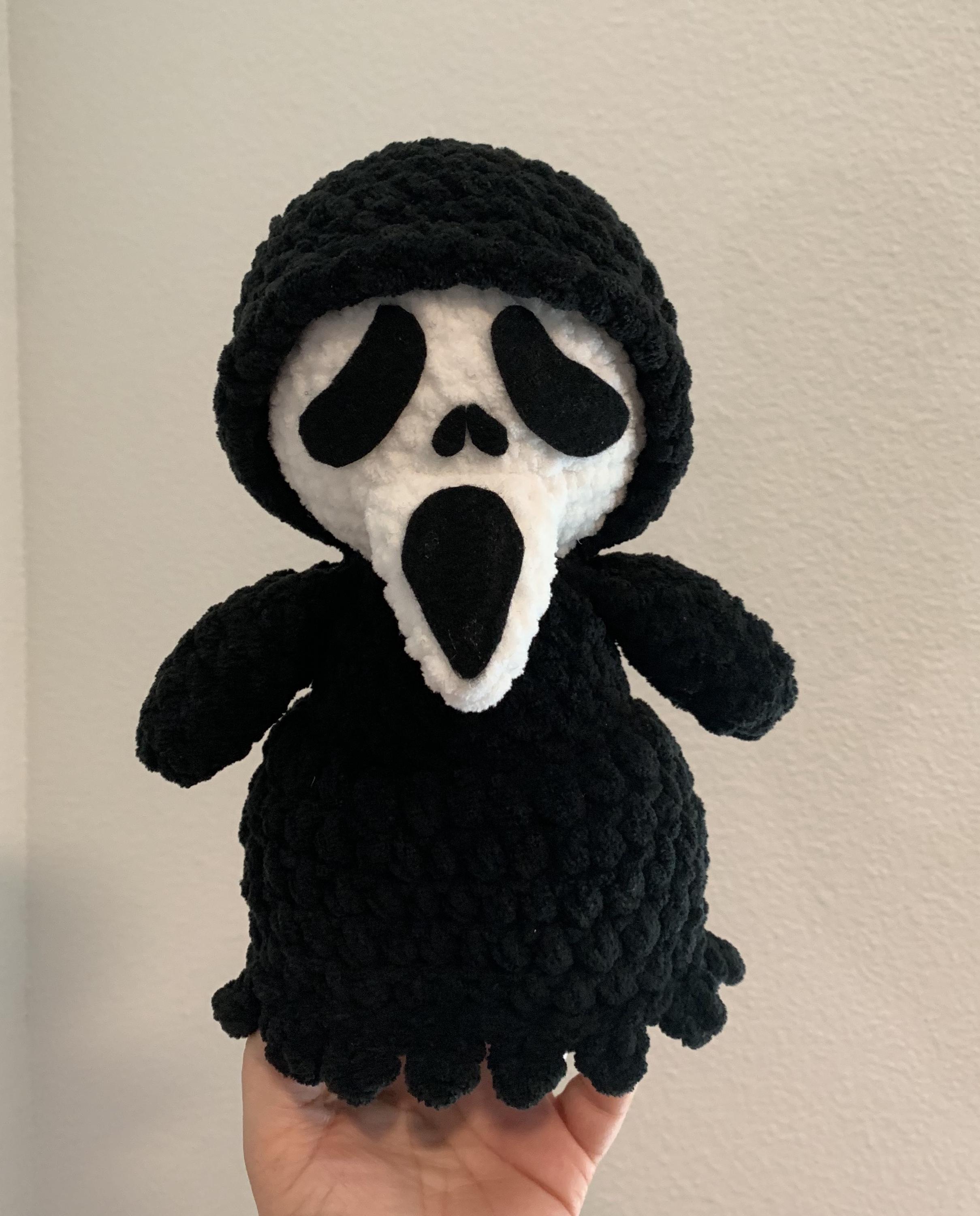 Screaming Ghost Pattern Halloween Crochet Pattern Crochet Amigurumi ...