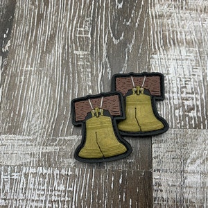 Mini Liberty Bell PVC Patch bin 111 - Etsy