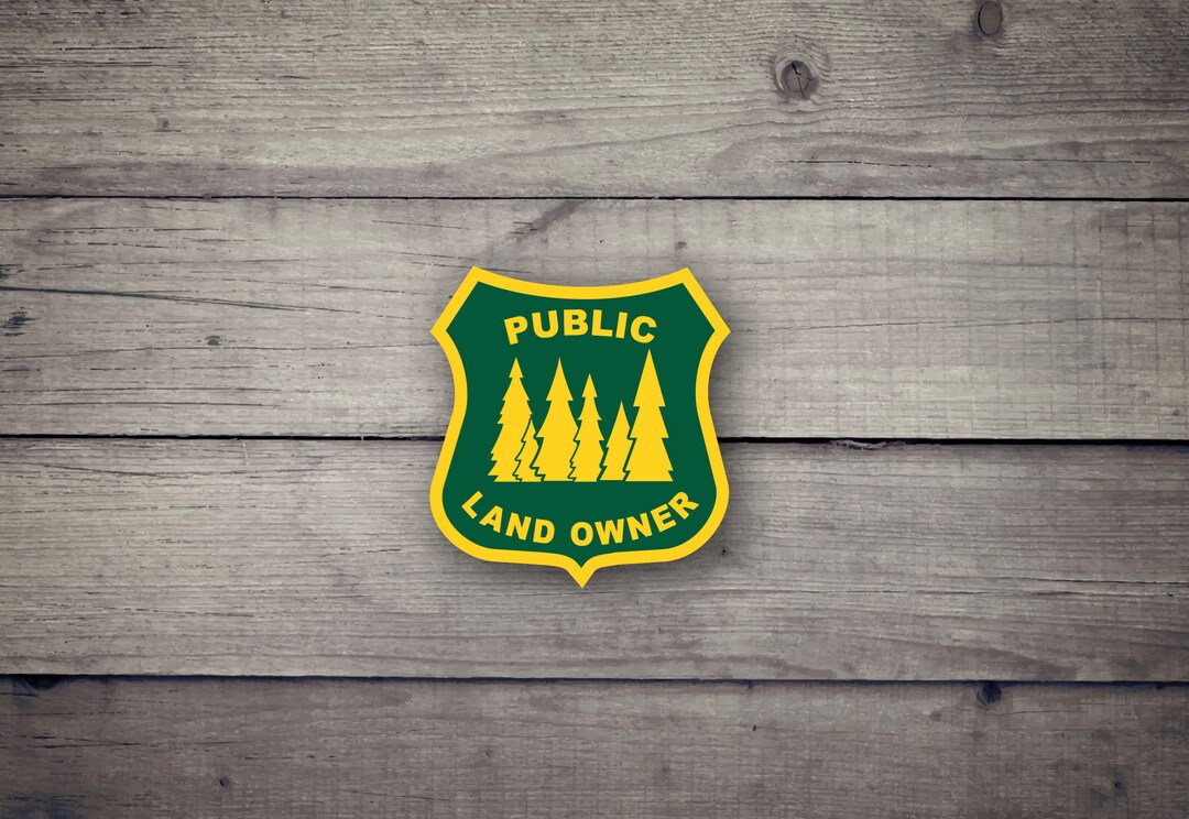 Public Land Owner - Sticker - Etsy