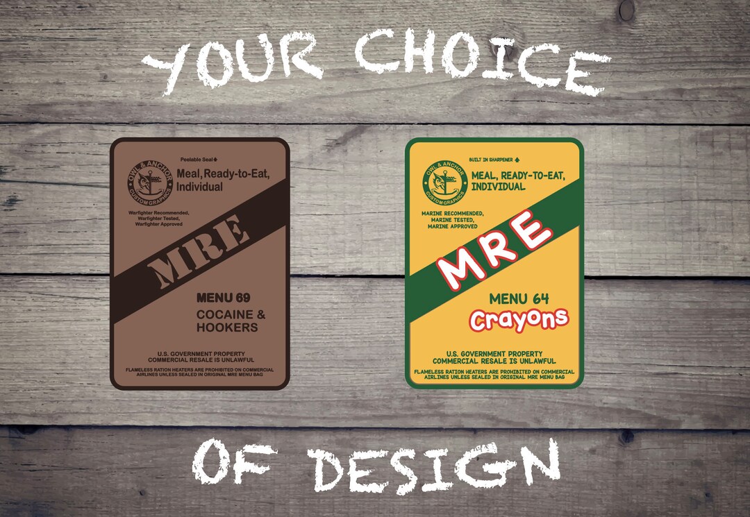 Funny Mres - Sticker - Etsy