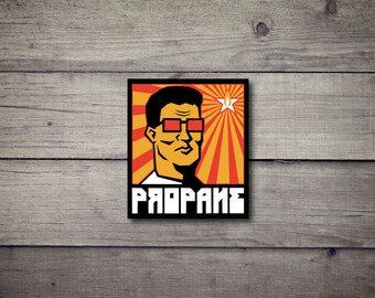 Hank Propane Sticker - Etsy
